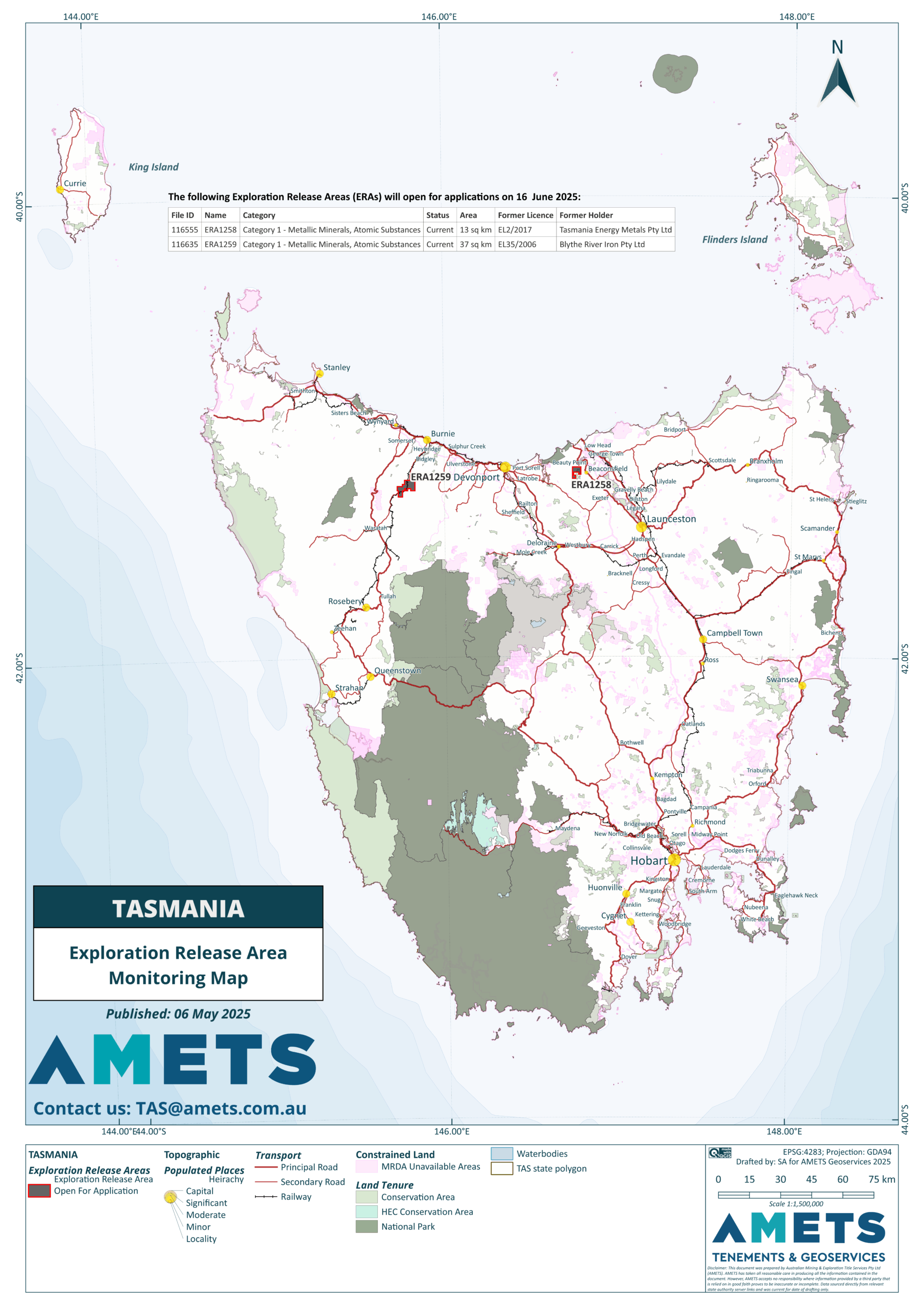 New Tasmanian ERAs Opening in August 2025 | AMETS