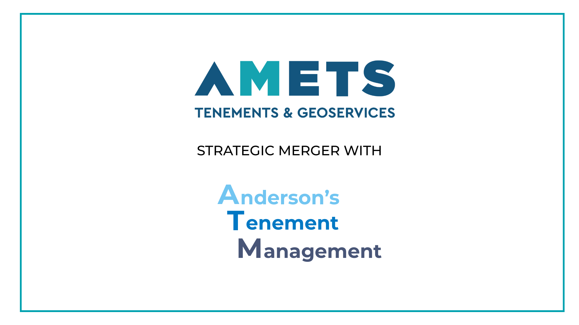 AMETS Welcomes Anderson's Tenement Management | AMETS
